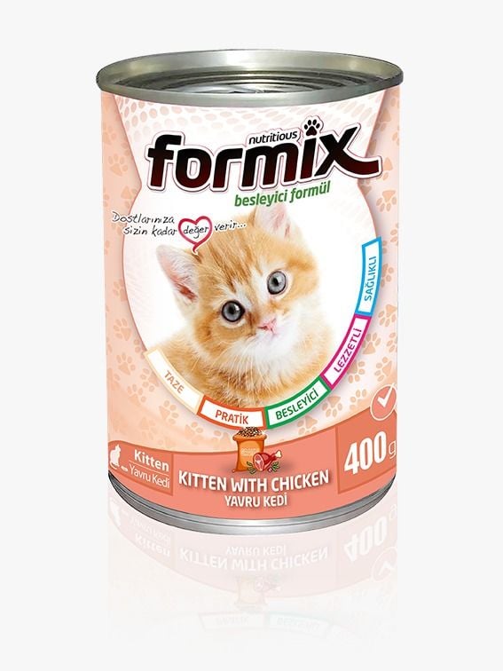 Formix Tavuklu Yavru Kedi Maması 400 Gr