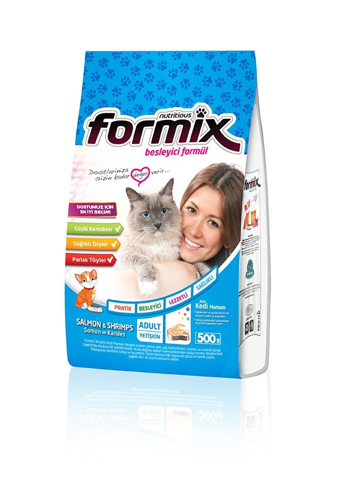 Formix Somon ve Karides Yetişkin Kedi Maması 500 Gr