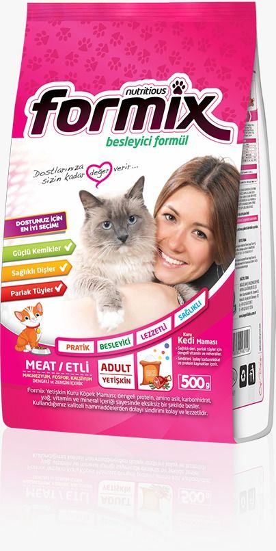 Formix Etli Yetişkin Kedi Maması 500 Gr