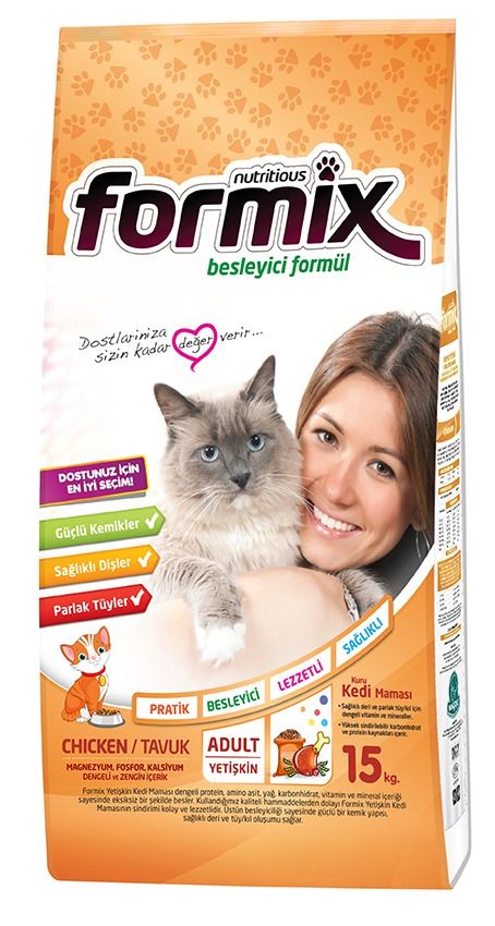 Formix Tavuklu Yetişkin Kedi Maması 15 Kg