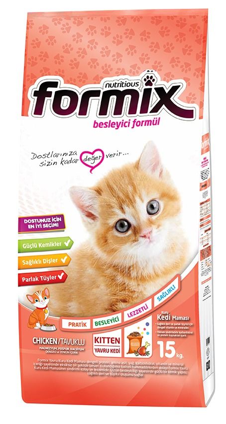 Formix Tavuklu Yavru Kedi Maması 15 Kg